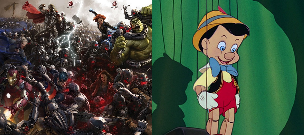AVENGERS, L’ÈRE D'ULTRON : le trailer... avec Pinocchio