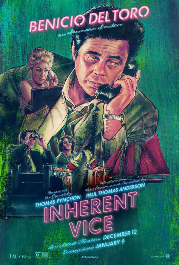 5 MA-GNI-FI-QUES posters, pour INHERENT VICE